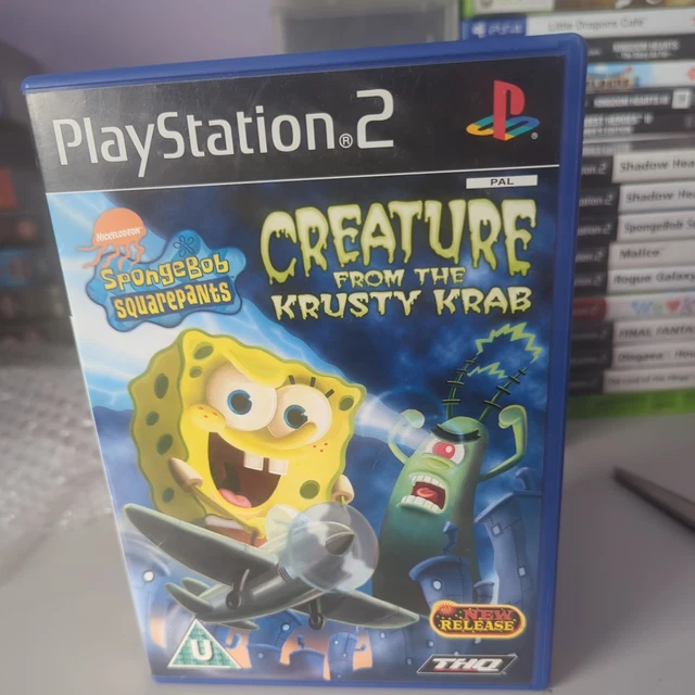 SPONGEBOB SQUAREPANTS CREATURE From The Krusty Krab PS2 Tested Working ...