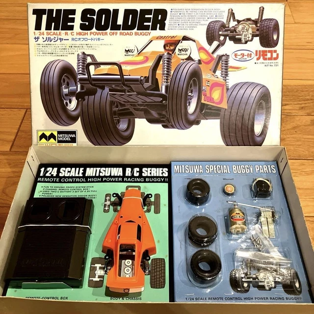 MITSUWA RADIO CONTROL Car 1/24 Off Road Buggy The Solder W/BOX F/S ...