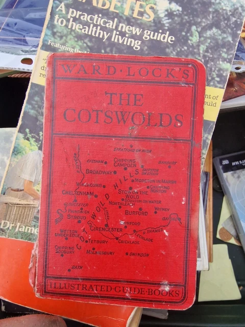 WARD LOCKS THE Cotswolds 3rd Edition Red Guide Book Vintage 1940s Maps ...