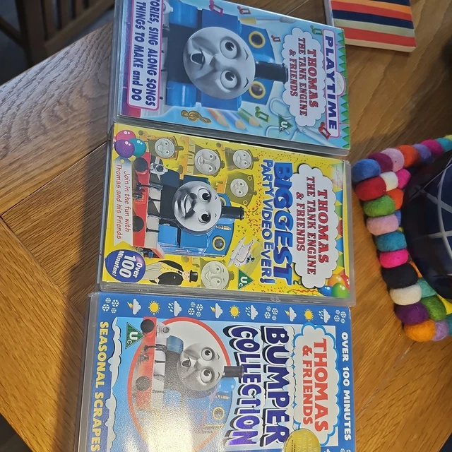 3 X THOMAS The Tank VHS Videos, Playtime, Bumper Collection & Biggest ...