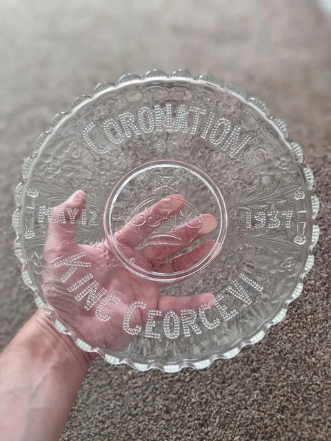 VINTAGE CORONATION OF King George VI on May 12 1937 Glass Plate £7.99 ...