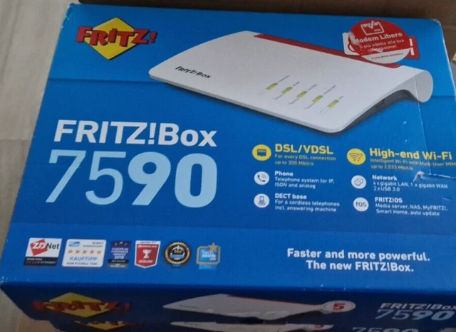 FRITZ!BOX 7590 - Modem Router ADSL/VDSL EUR 139,99 - PicClick IT