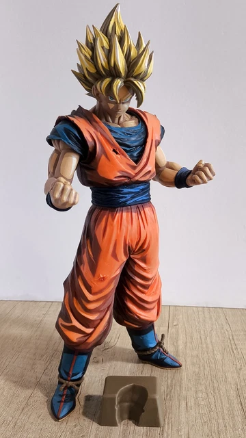 BANPRESTO GOKU SSJ 2D Manga Dimensions Dragon Ball Bandai Grandista No ...