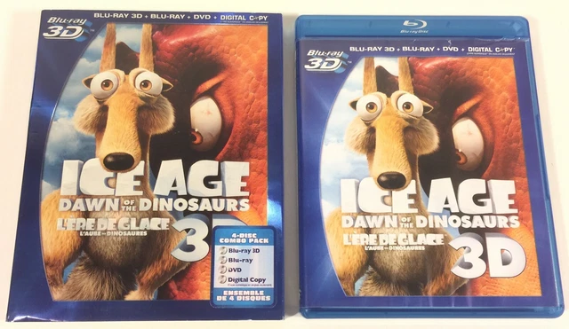 ICE AGE - Dawn of The Dinosaurs - Blu ray 3D DVD Disc Movie with ...