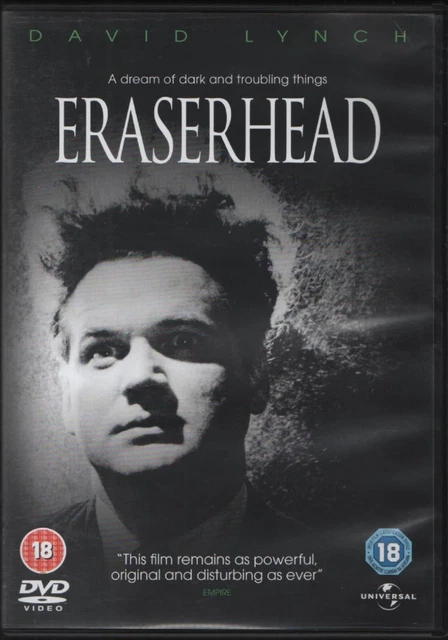 ERASERHEAD (1977) (DVD 2012) David Lynch Debut Includes Lynch One ...