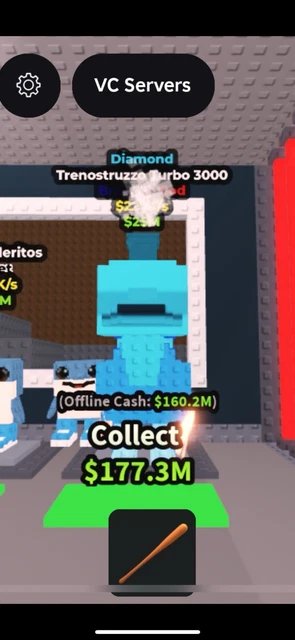 🟢ONLINE🟢| DIAMOND TRENOSTRUZZO Turbo👟|🌟BRAINROT GOD🌟| Steal a Brainrot ...