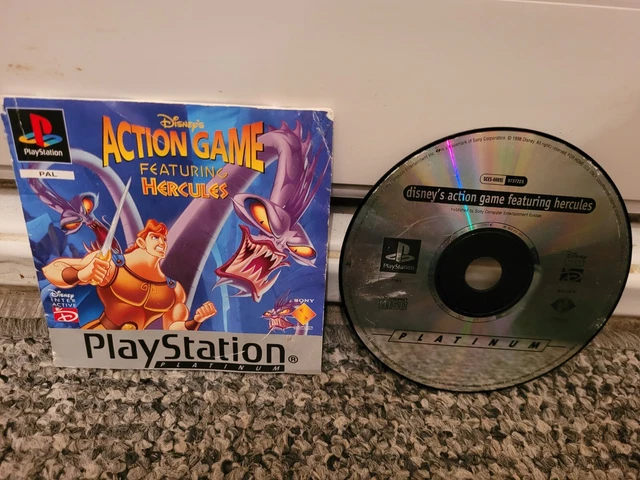 DISNEY'S ACTION GAME Featuring Hercules - PS1 Playstation 1 Disc and ...