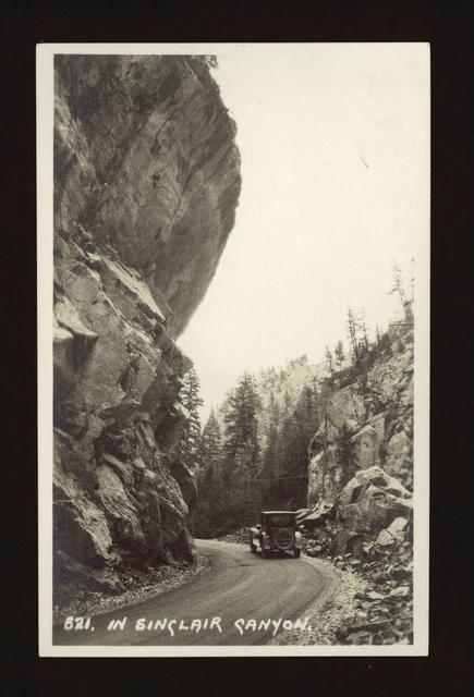 IN SINCLAIR CANYON Sinclair canyon Radium Hot Springs area Brit- Old ...