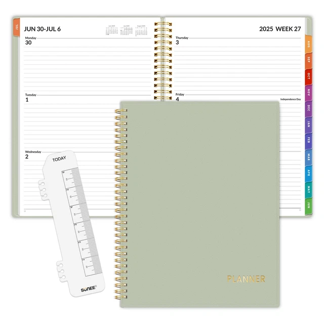 ACADEMIC PLANNER 2025-2026 Weekly and Monthly, July 2025-June 2026, 8.5 ...
