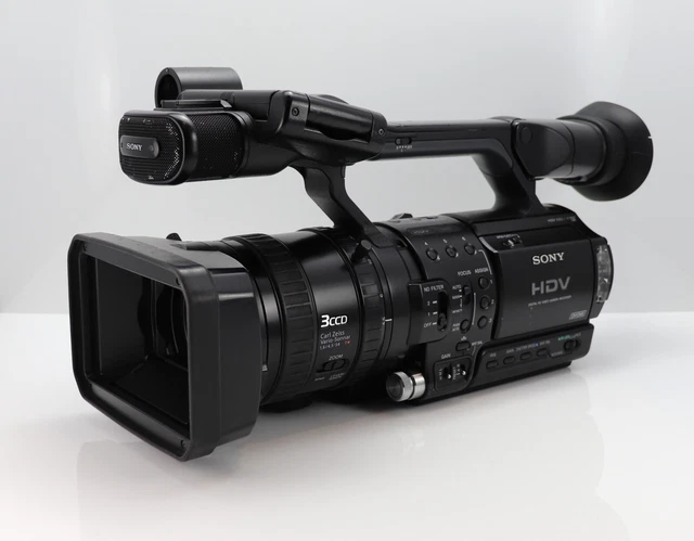 SONY HVR-Z1E CAMCORDER 3Ccd Mini Dv Hdv Hd Professional High Definition ...