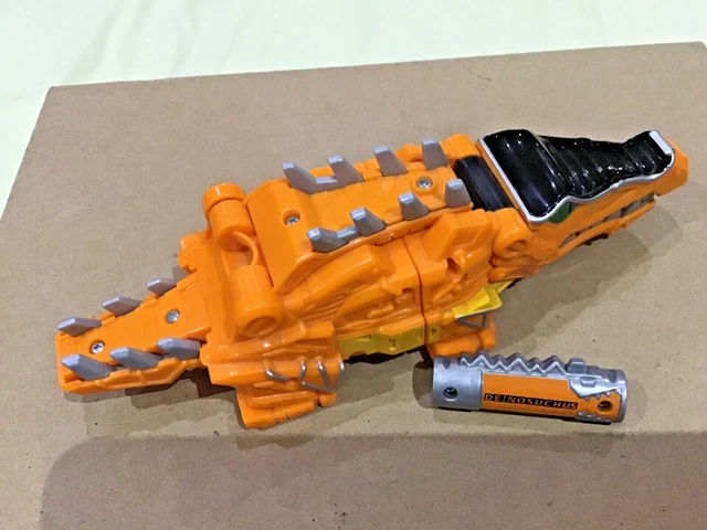 POWER RANGERS DINO Charge Orange Deinosuchus Zord + Num 12 Charger V ...