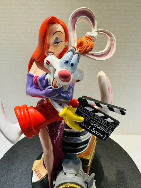 DISNEY ROGER & Jessica Rabbit 1998 Disneyana Convention Figurine Mint ...