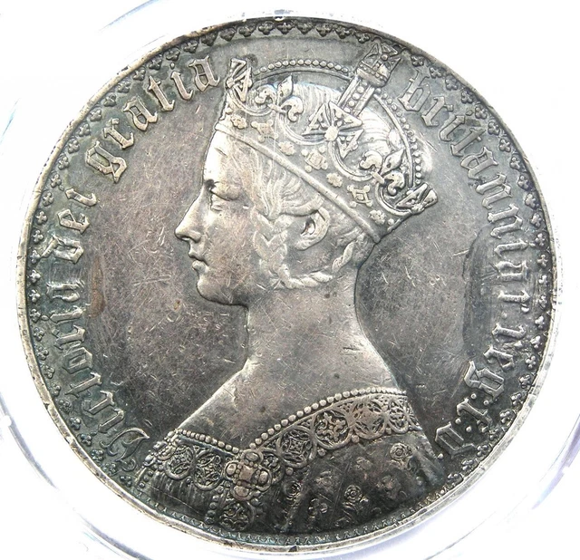 1847 PROOF BRITAIN England UK Victoria Gothic Crown Coin - PCGS Proof ...