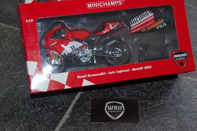 DUCATI DESMOSEDICI CAPIROSSI MARLBORO LIVERY Minichamps 1:12 SUPERB EUR ...