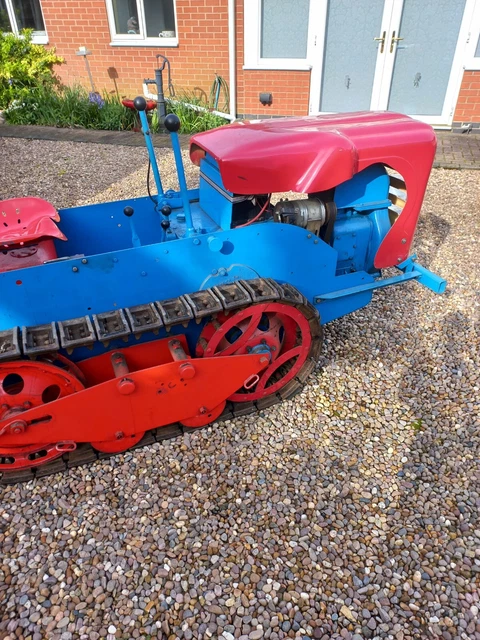 RANSOMES MG6 CRAWLER Tractor petrol rare with full hydraulics and ...