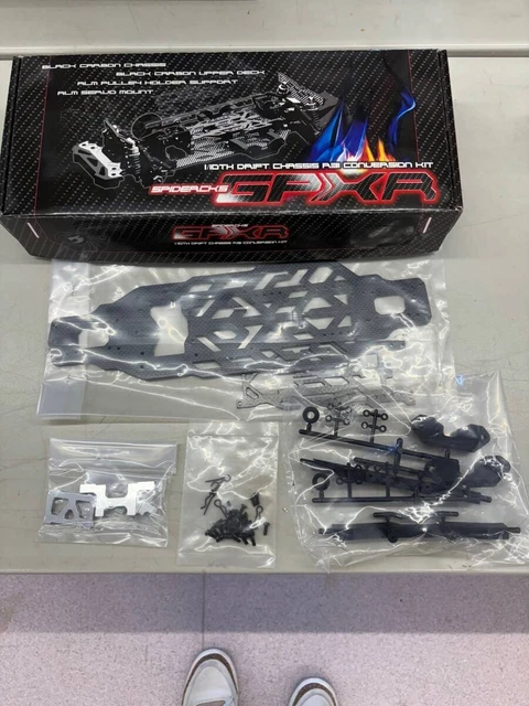 KAZAMA AUTO NEW SPIDERCKS GPXR Conversion Kit with Bonus Chassis Rare £ ...