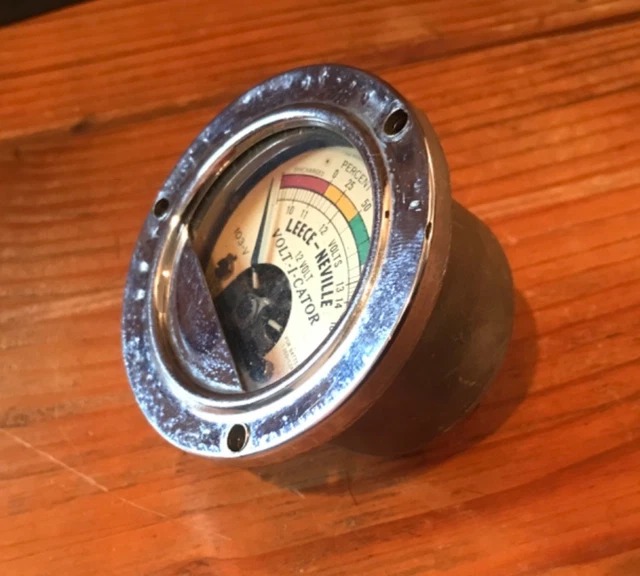 VINTAGE LEECE-NEVILLE 12 Volts Volt-I-Cator Gauge Meter 103-V - Hickok ...