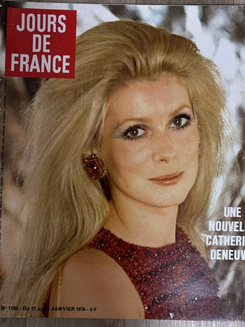 JOURS DE FRANCE N°1100 1976 catherine deneuve sylvie vartan annie cordy EUR 12,00 - PicClick FR