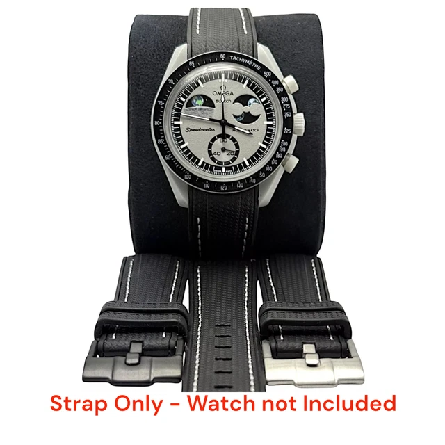 OMEGA X SWATCH MoonSwatch Mission To EarthPhase - Black White Watch ...