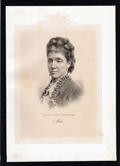 MARIE KAROLINA DE Autriche Erzherzogin Lithographie Portrait EUR 24,04 ...