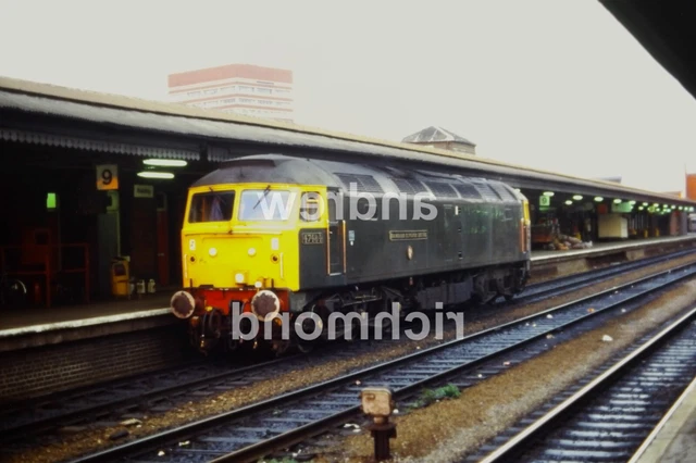 47484 AT READING Class 47 Diesel Locomotive Sep 1989 Original 35mm ...