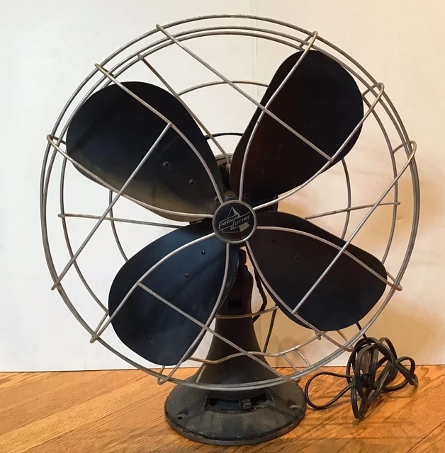 C1940 EMERSON ALTERNATING CURRENT metal fan 79648-AP-G oscillating 3 ...