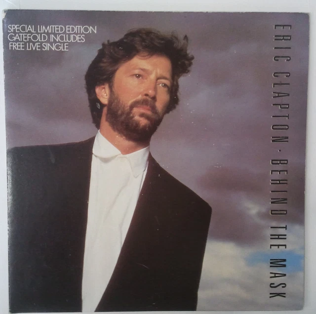 ERIC CLAPTON BEHIND The Mask Doble Single 7" X 2 UK 1987 portada ...