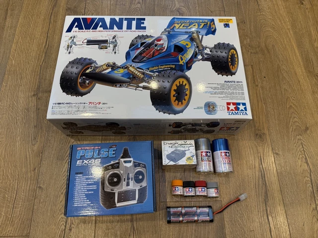 TAMIYA AVANTE 2011 58489 With ESC 1/10 Scale NIB, radio gear, battery ...