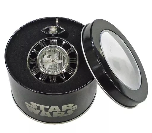 SILVER PREMIUM RELIEF Pocket Watch STAR WARS 5cm (2016) EUR 61,01 ...