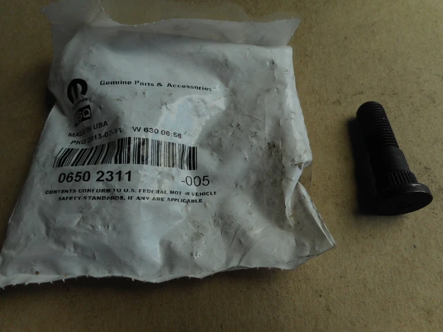 MOPAR REAR WHEEL Stud - NOS - P/N 6502311 $9.50 - PicClick