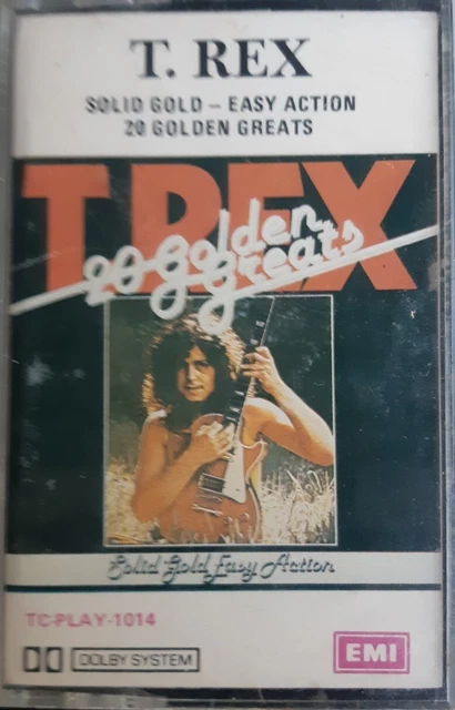 T. REX SOLID Gold-Easy Action 20 Golden Greats Cassette Tape Features ...