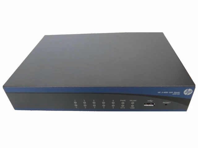 NEW GENUINE HP A-MSR920 2-Port FE WAN 8-Port FE LAN Multi-Service ...