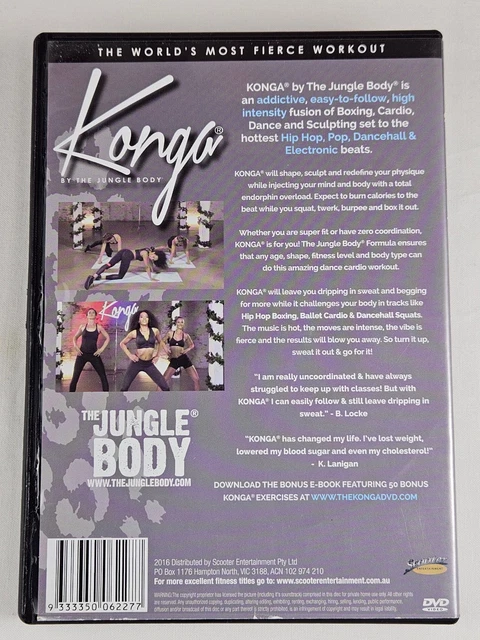 KONGA THE ULTIMATE Full Body Workout DVD - Region 4 - VGC £8.24 ...
