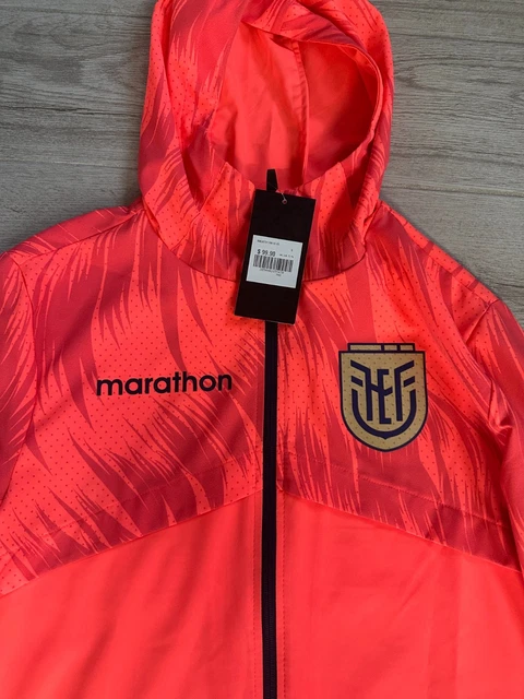 MARATHON ECUADOR SOCCER training jacket 2026 qualifiers men's orange ...