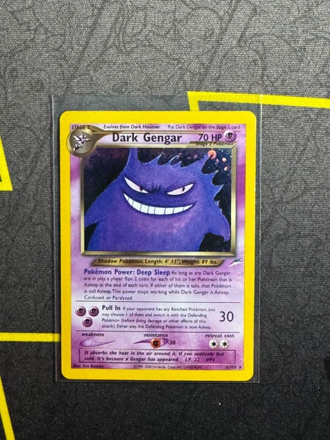 DARK GENGAR 6/105 Holo Rare Pokémon Neo Destiny Card - Lightly Played ...