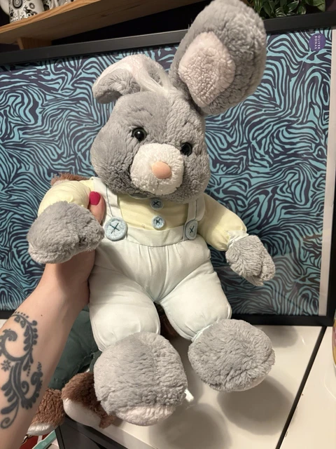 2 X VINTAGE Bunny Rabbit Plush Soft Toys Bundle Retro 80s 90s £6.50 ...