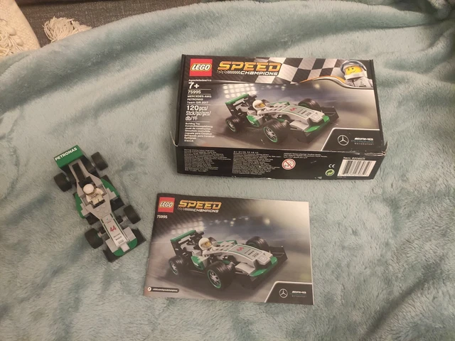 LEGO SPEED CHAMPIONS Amg Lewis Hamilton Mercedes Petronas 75995 Rare £ ...