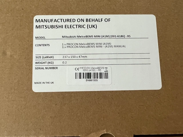 MITSUBISHI ELECTRIC PROCON Melco BEMS MINI A1M FAULT INDICATION TEMP ...