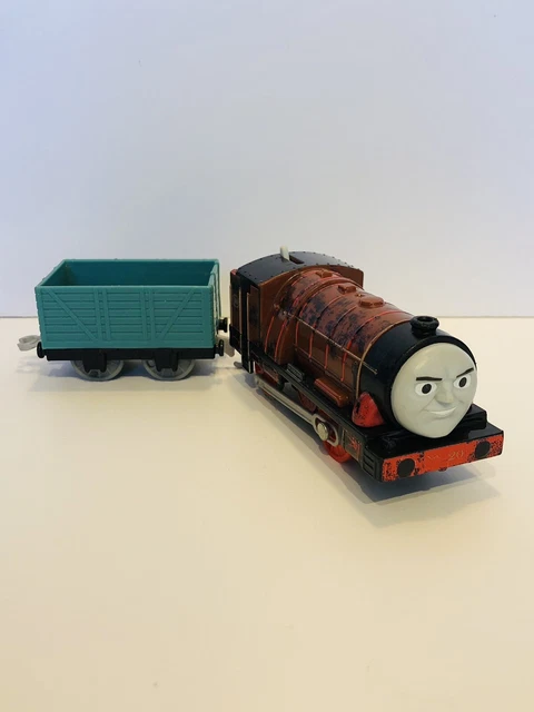 THOMAS TRACKMASTER STEELWORKS Hurricane train. Battery operated ...