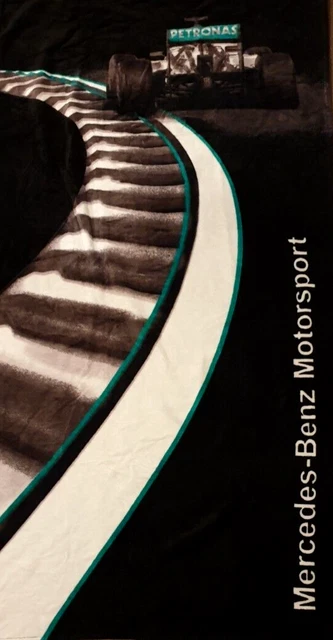 MERCEDES-BENZ MOTORSPORT PETRONAS Formula One F1 Team Beach/Bath Towel ...