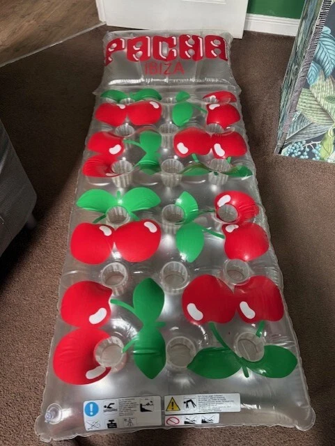 PACHA IBIZA INFLATABLE Lilo Swimming Pool/Beach Sun Lounger Air Bed £17 ...