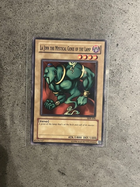 CARTE CARD YU-GI-OH Konami 1996 Edition La Jinn The Mys SDK-026 Tres Bon État En EUR 1,90 ...