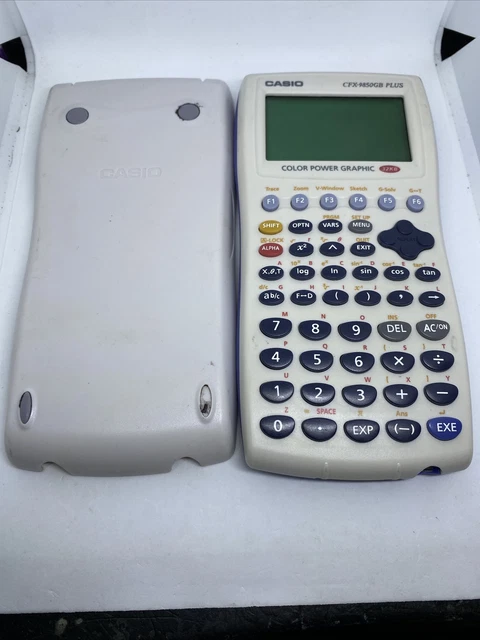 CASIO CFX-9850GB PLUS Color Power Graphic Calculator 32KB Tested $34.50 ...