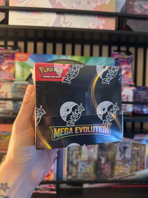 POKÉMON TCG: MEGA Evolutions Booster Box (36 Packs) New & Sealed - UK ...