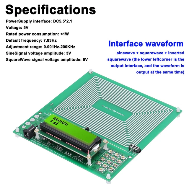 OSCILLATOR 0.001HZ-200KHZ RANGE Oscillator Ultra-low Pulse Generator ...