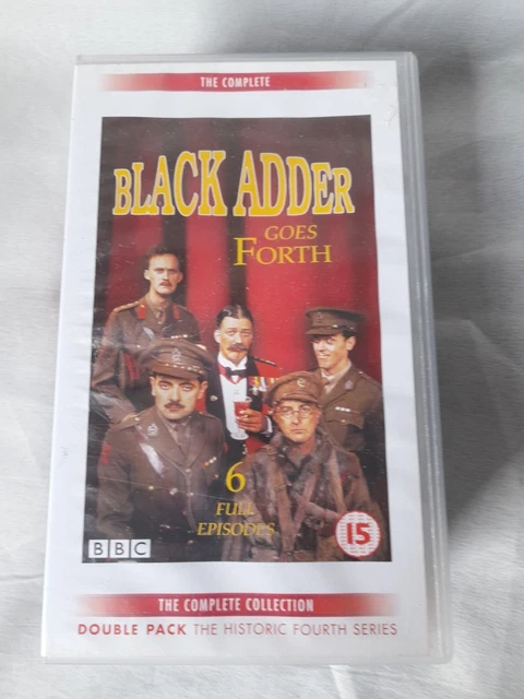BBC BLACKADDER GOES Forth 4Th Series Vhs Double Pack £1.99 - PicClick UK