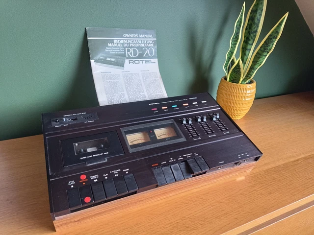 ROTEL RD-20 HI-FI Cassette Deck Stereo Vintage 70s 1976, WORKING ...