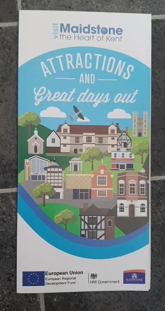 VISIT MAIDSTONE ATTRACTIONS & Great Days Out Guide/Map - Kent £1.19 ...