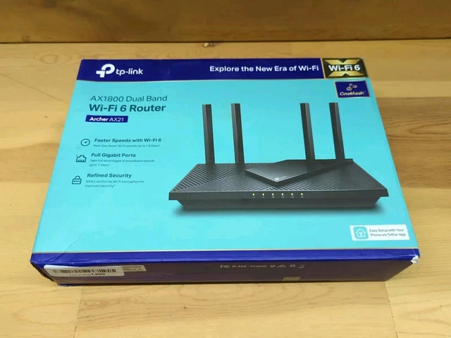 TP-LINK AX1800 WIFI 6 Router V4 (Archer AX21) Dual Band Wireless ...
