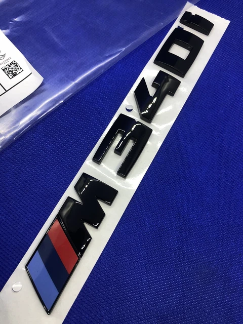 LOGO BADGE BMW M M340i Noir Arrière M3 F30 G20 E93 Serie 3 Original ...